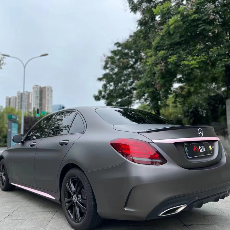 TOPCAR Ultra Matte Meteorite Grey Vinyl Wrap Film