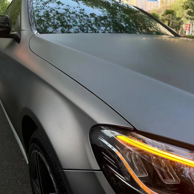 TOPCAR Ultra Matte AMG Ash Grey Vinyl Wrap Film