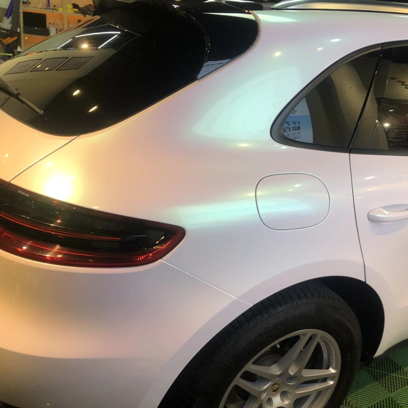 TOPCAR Glossy Aurora White Vinyl Wrap Film