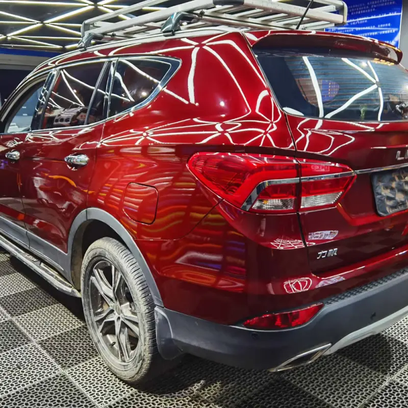 TOPCAR Liquid Metal Dragon Blood Red Vinyl Wrap Film