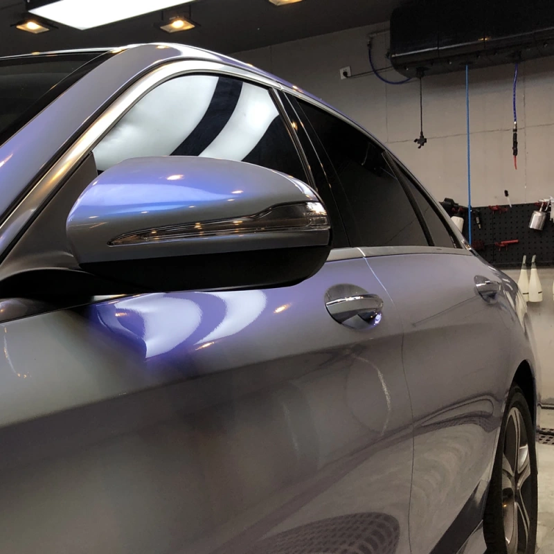 TOPCAR Magic Candy Color Flip Grey Vinyl Wrap Film