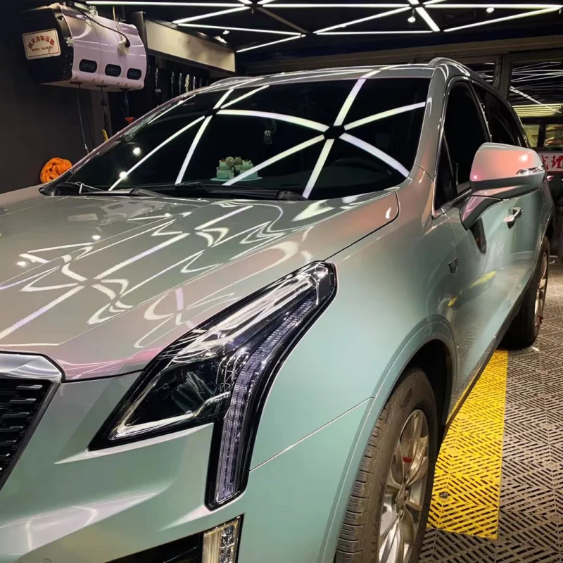 TOPCAR Magic Candy Color Flip Volcano Grey Vinyl Wrap Film