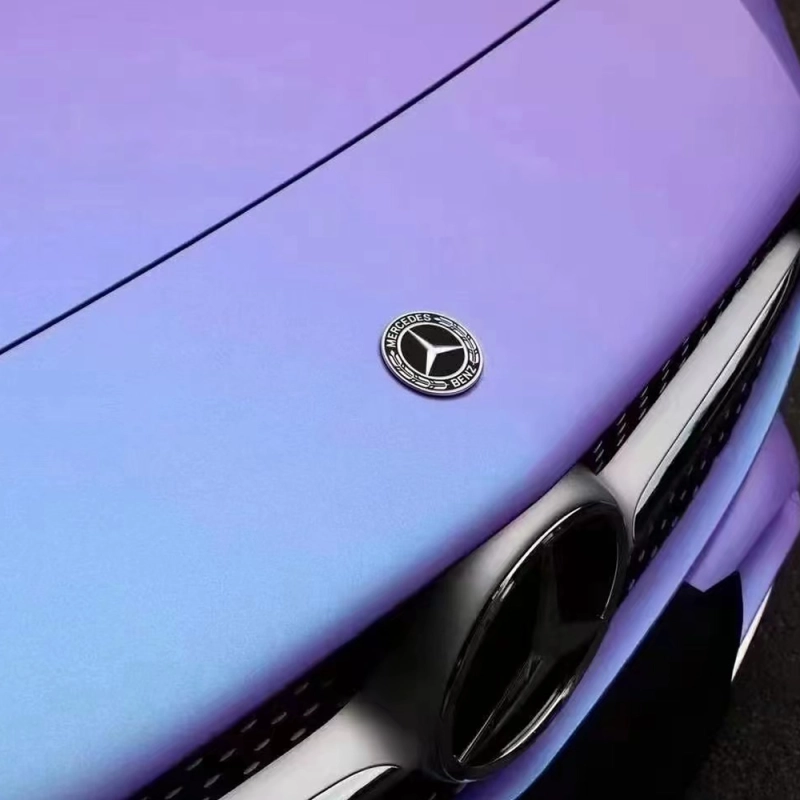 TOPCAR Satin Flip Glacial Frost Blue Vinyl Wrap Film