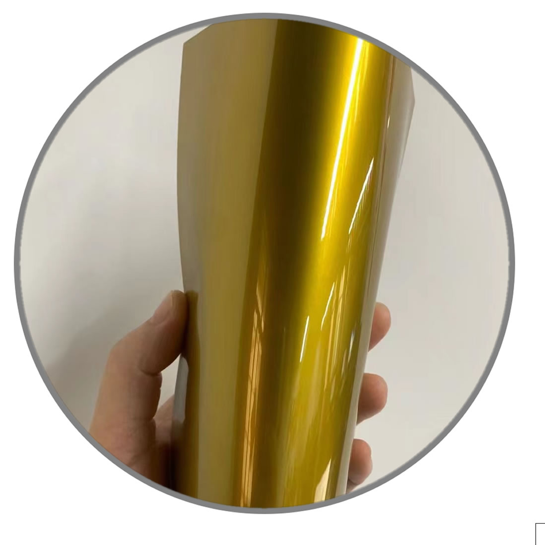TOPCAR Liquid Metal Austin Gold Vinyl Wrap Film