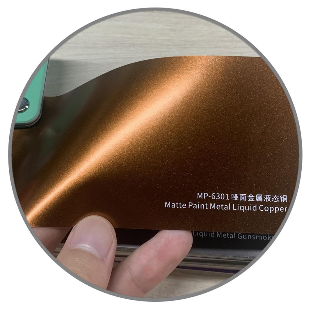TOPCAR Matte Paint Metal Liquid Copper Vinyl Wrap Film