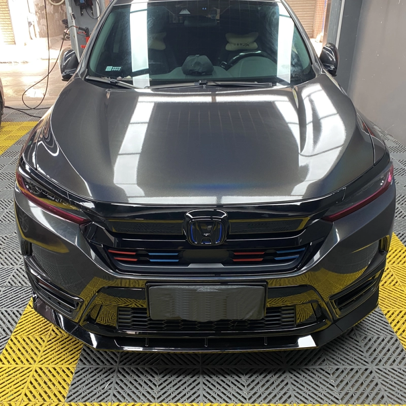 TOPCAR Diamond Laser Black Vinyl Wrap Film