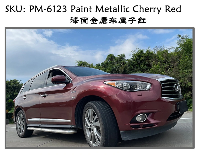 TOPCAR Paint Metallic Cherry Red Vinyl Wrap Film