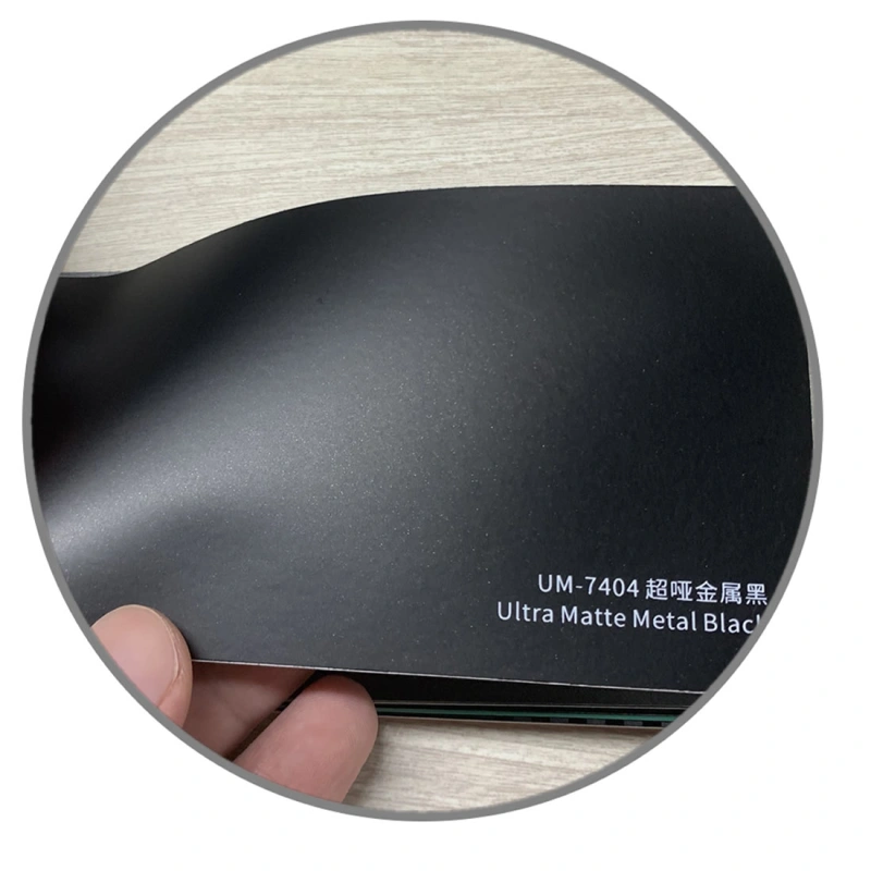 TOPCAR Ultra Matte Metal Black Vinyl Wrap Film