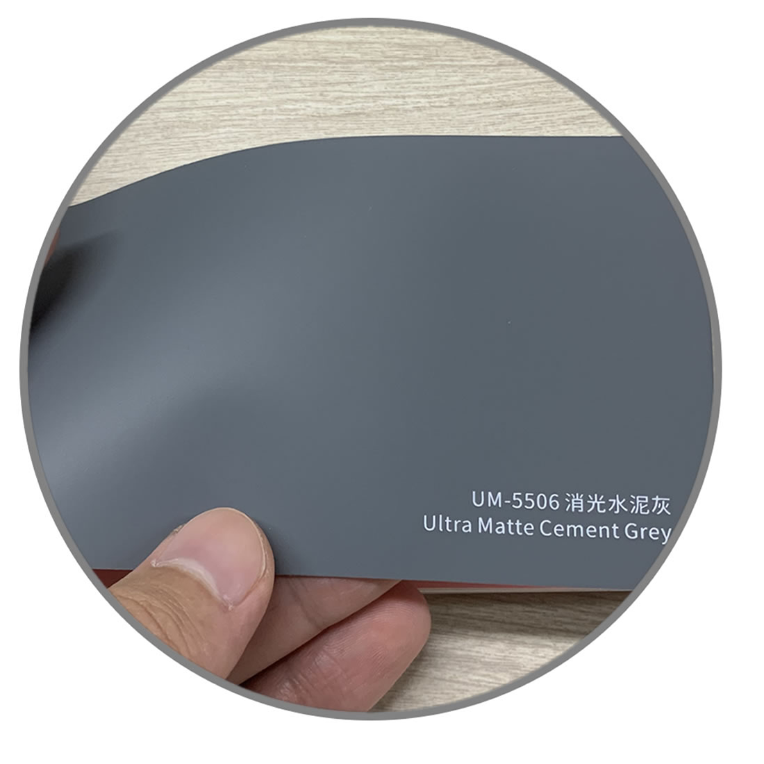 TOPCAR Ultra Matte Cement Grey Vinyl Wrap Film