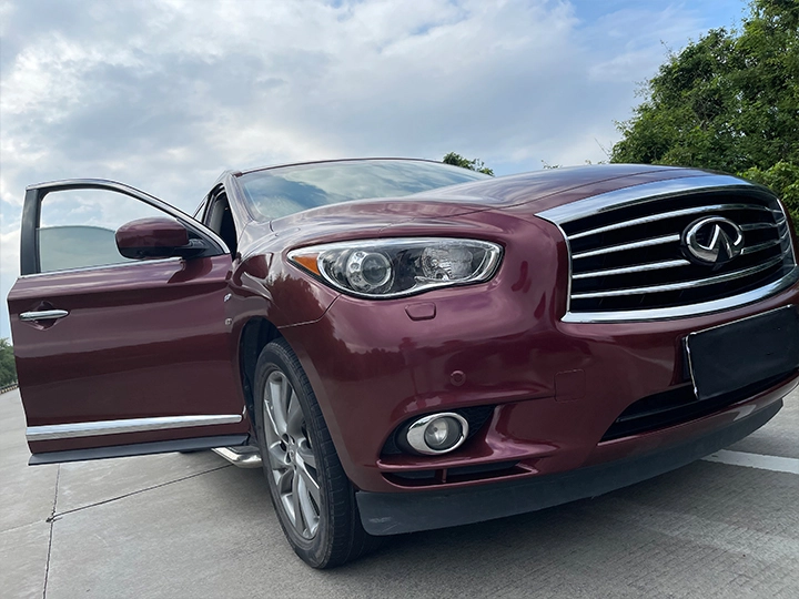 TOPCAR Paint Metallic Cherry Red Vinyl Wrap Film