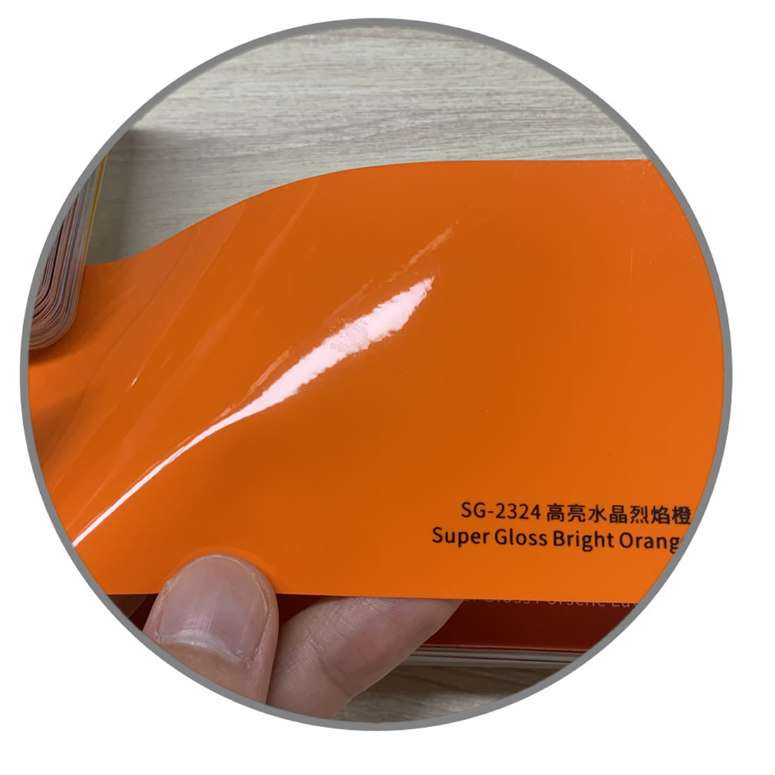 TOPCAR Super Gloss Bright Orange Vinyl Wrap Film