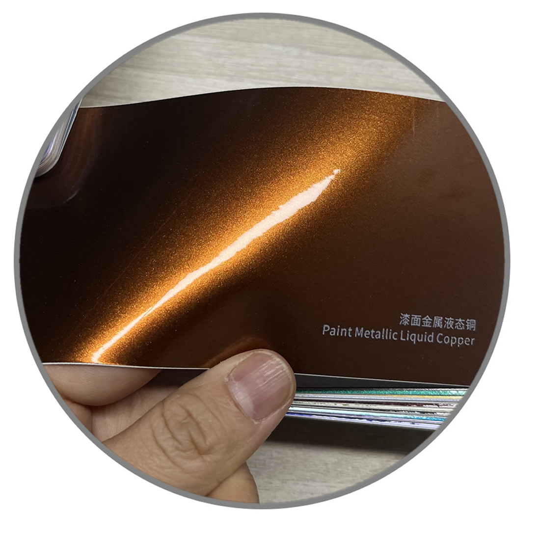TOPCAR Paint Metallic Liquid Copper Vinyl Wrap Film