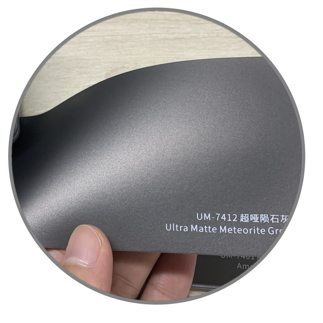 TOPCAR Ultra Matte Meteorite Grey Vinyl Wrap Film