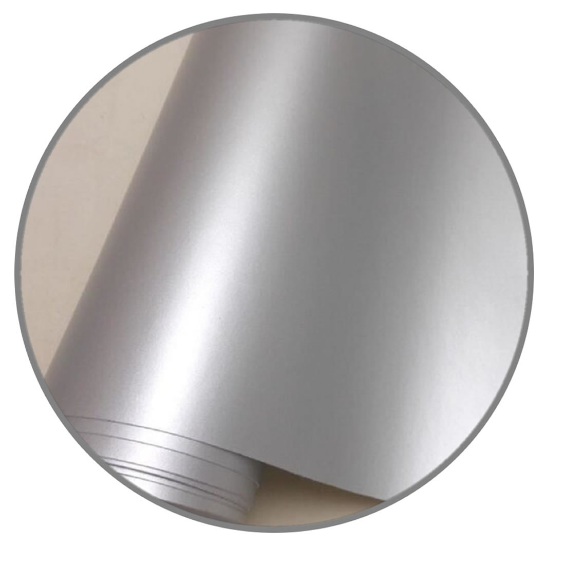 TOPCAR Matte Chrome Silver Vinyl Wrap Film