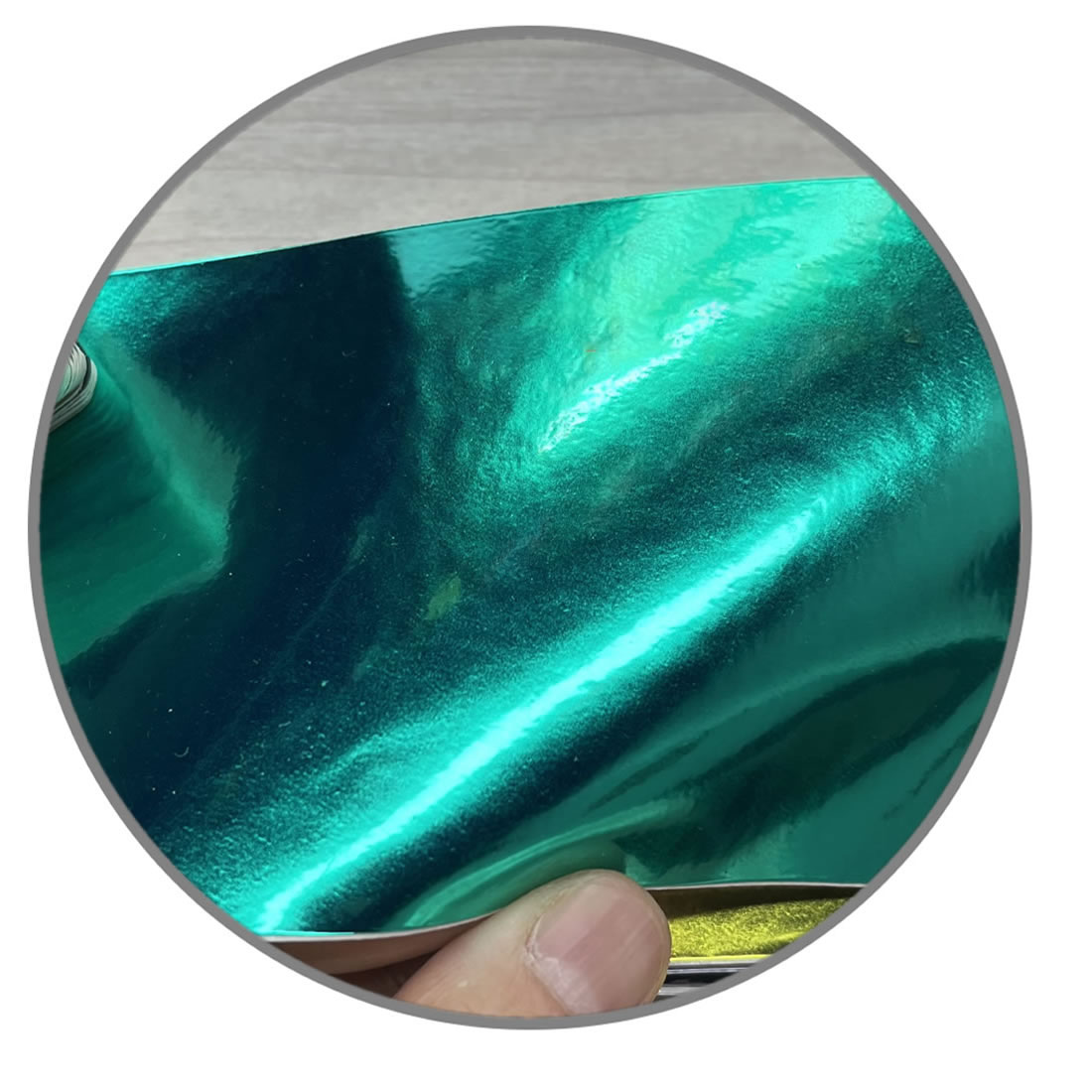 TOPCAR Strechable Mirror Chrome Tiffany Vinyl Wrap Film
