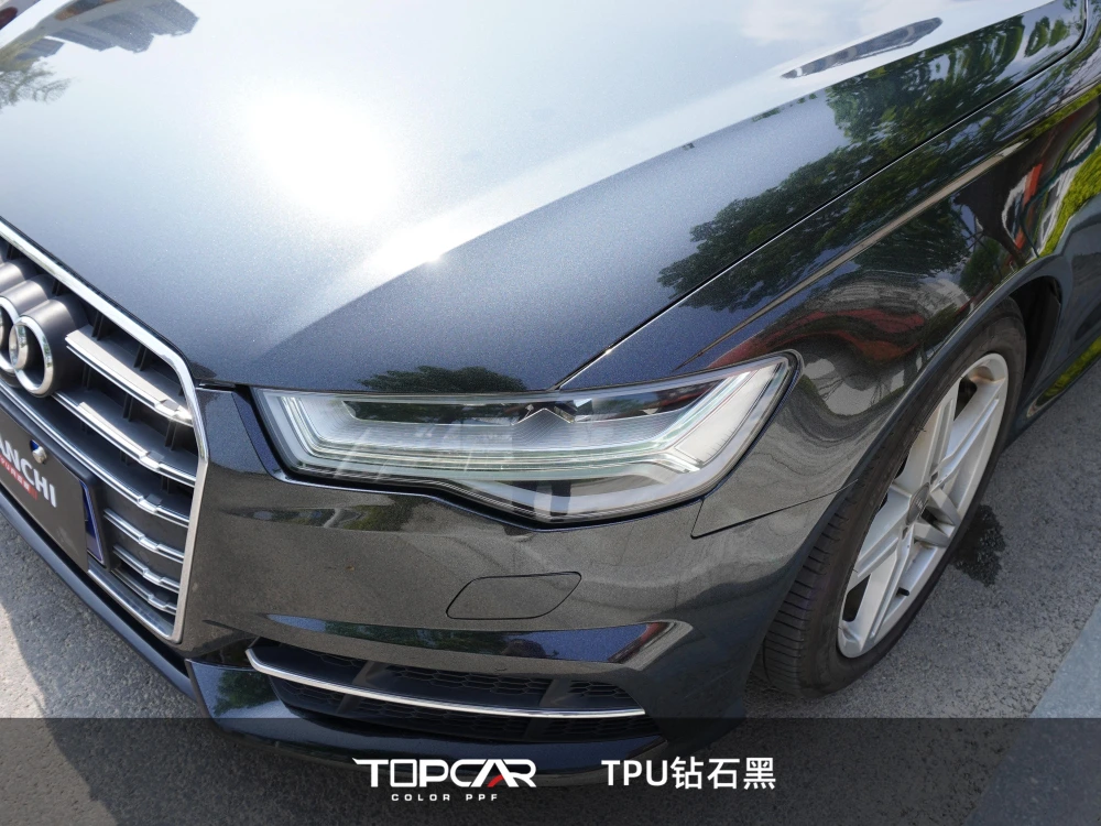 TPU Diamond Crystal Black PPF Car Wrap Vinyl Film – Premium Vehicle ...