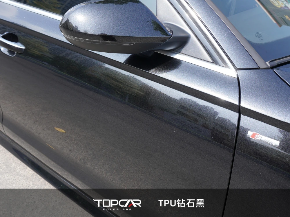 TPU Diamond Crystal Black PPF Car Wrap Vinyl Film – Premium Vehicle ...