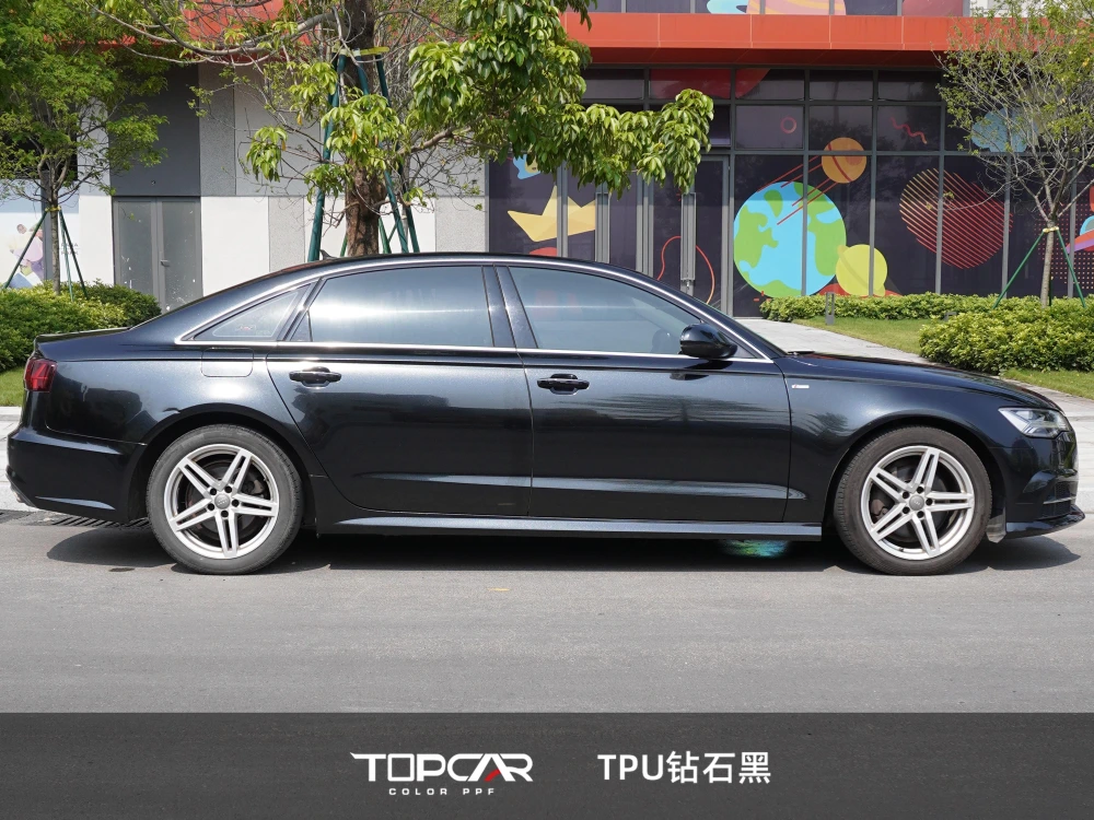 TPU Diamond Crystal Black PPF Car Wrap Vinyl Film – Premium Vehicle ...