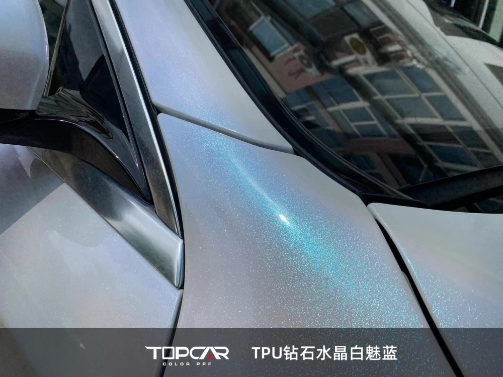 TPU Diamond Crystal White PPF Car Wrap Vinyl Film – Top-Grade Vehicle ...
