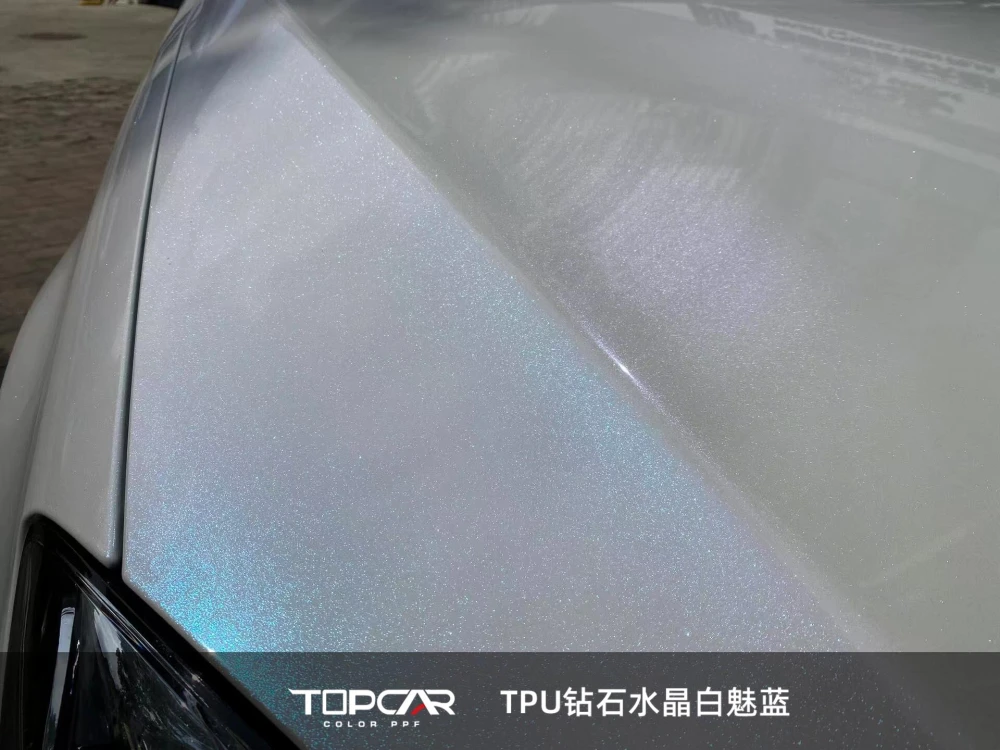 TPU Diamond Crystal White PPF Car Wrap Vinyl Film – Top-Grade Vehicle ...