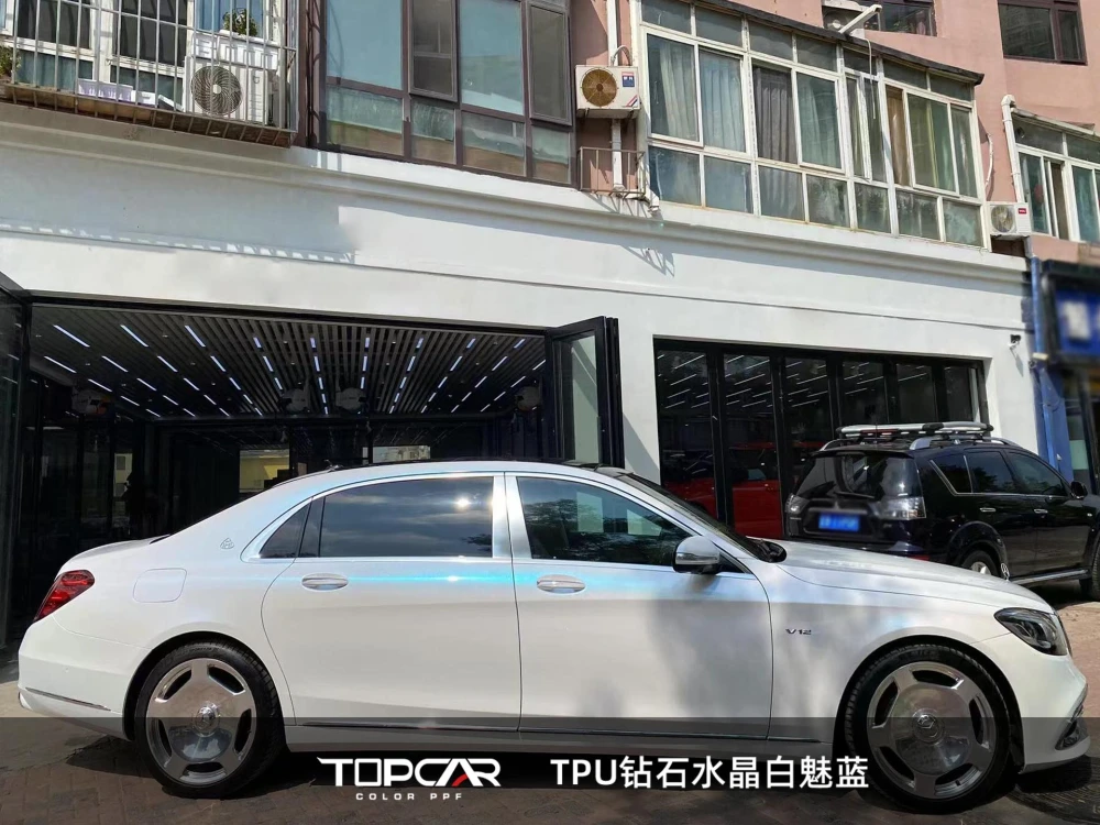 TPU Diamond Crystal White PPF Car Wrap Vinyl Film – Top-Grade Vehicle ...