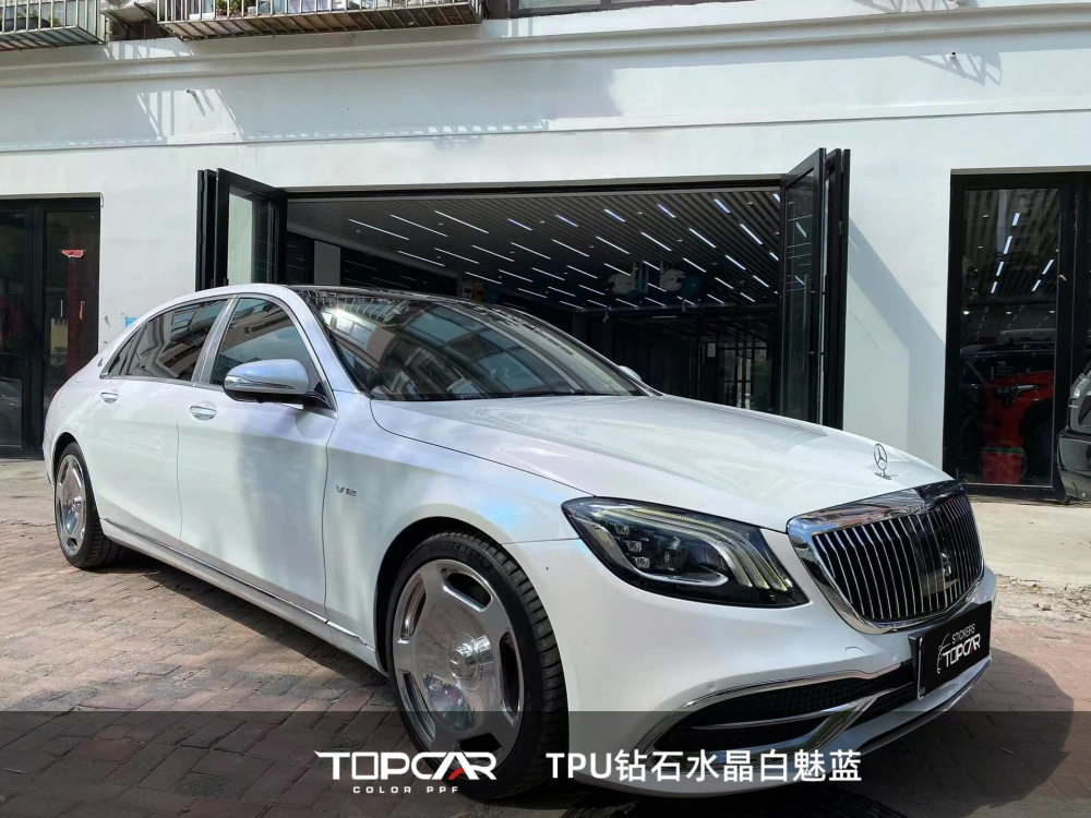 TPU Diamond Crystal White PPF Car Wrap Vinyl Film – Top-Grade Vehicle ...