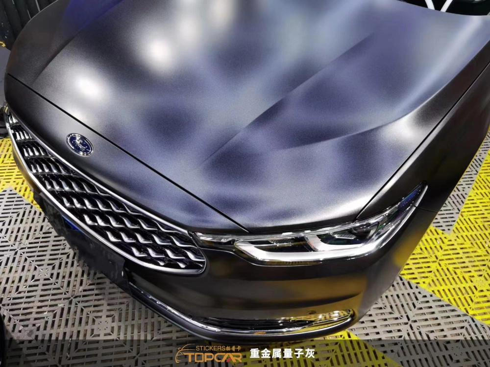 PET Diamond Heavy Quantum Grey Car Vinyl Wrap Film