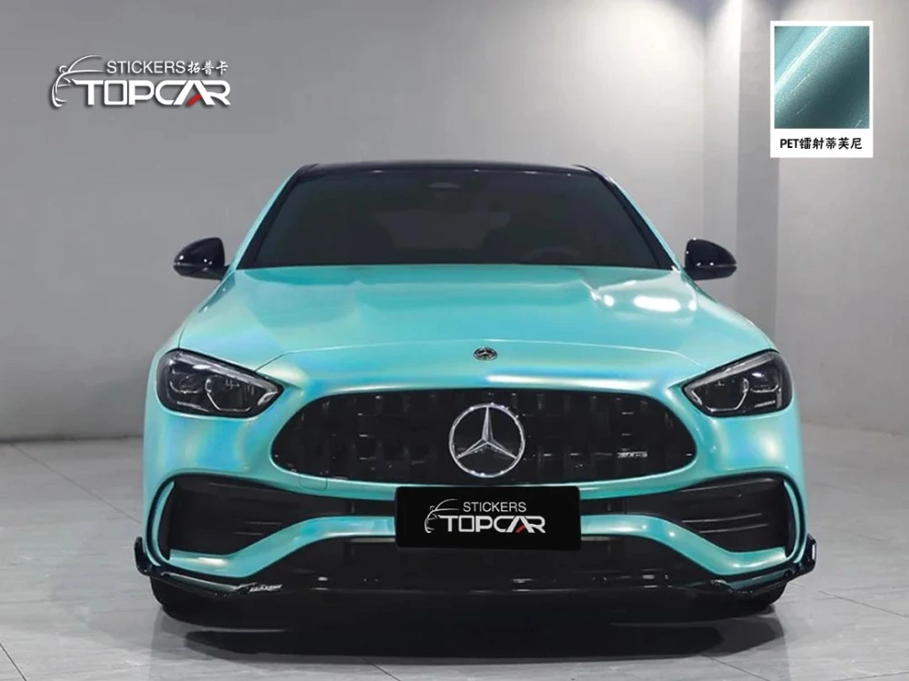 Exclusive Vinyl Car Wrap Wholesale | TOPCAR Diamond Laser Romantic Pink ...