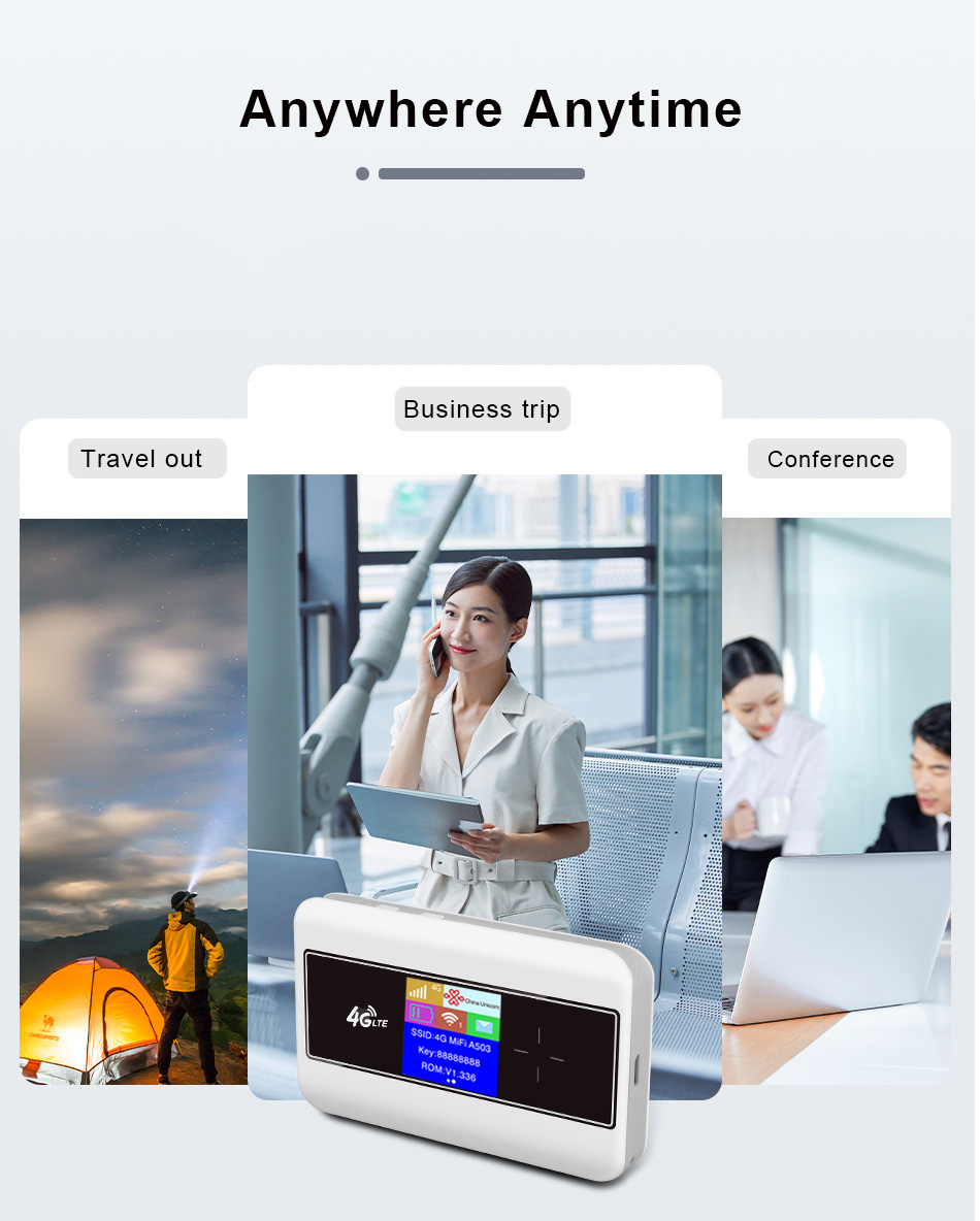 HOSAYA 4G SIM card wifi router portable wifi modem 4G CPE hotspot 10 ...