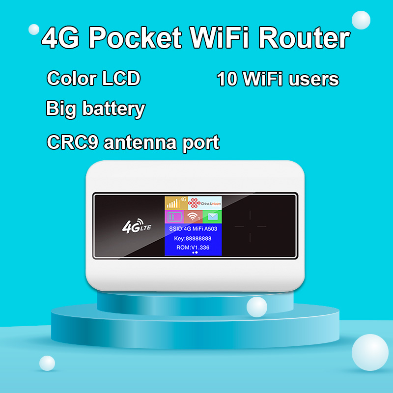HOSAYA 4G SIM card wifi router portable wifi modem 4G CPE hotspot 10 ...