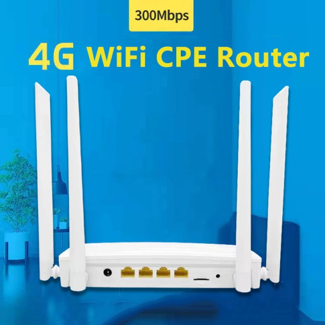 HOSAYA 809 | 4G LTE Router | Micro-SIM | 32 WIFI Users | 4 Antennas | 4 ...