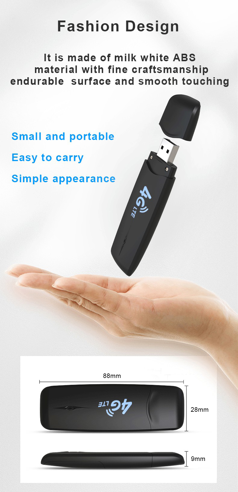 HOSAYA 4G SIM card wifi router portable wifi modem 4G CPE hotspot ...