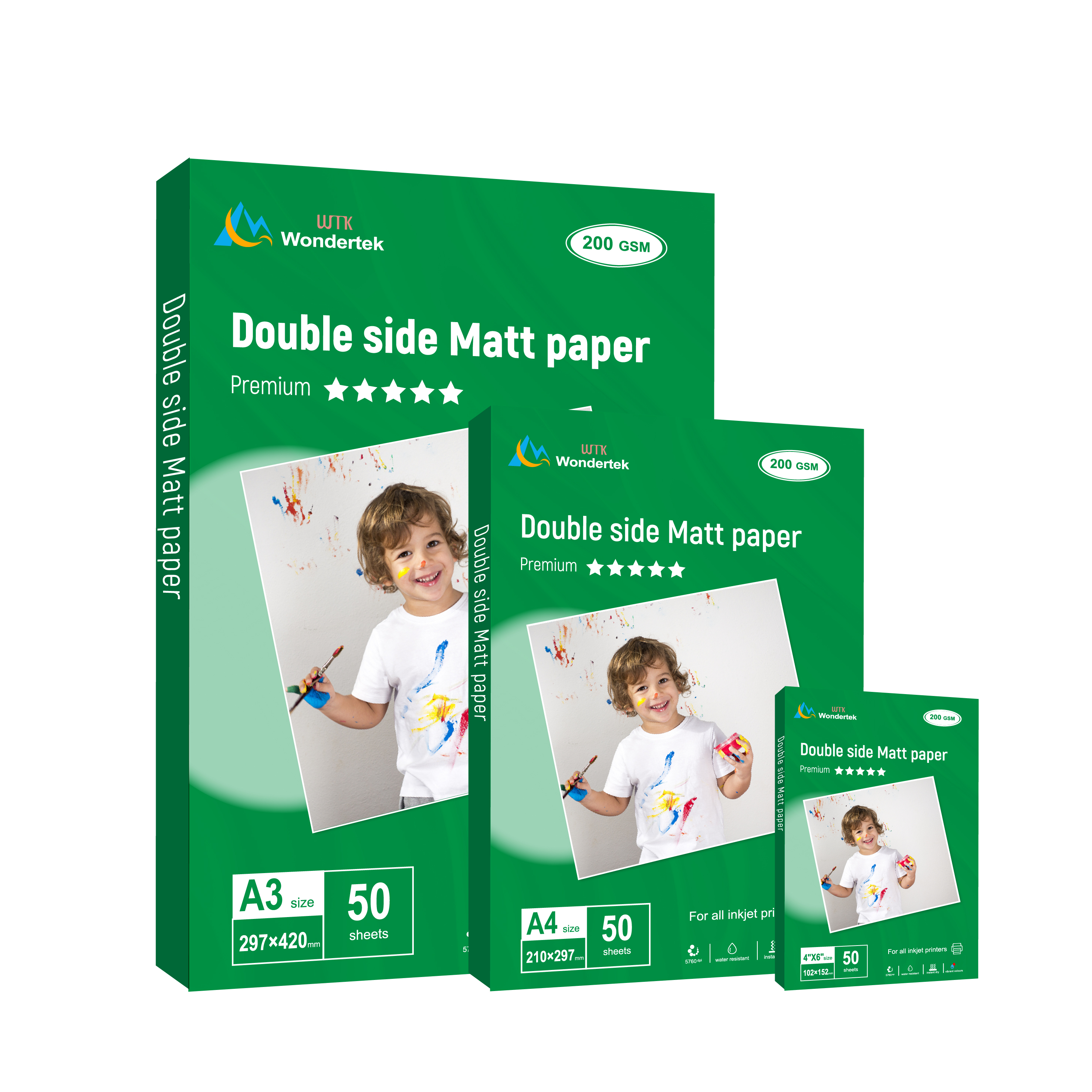Double-sided Matte Inkjet photo paper