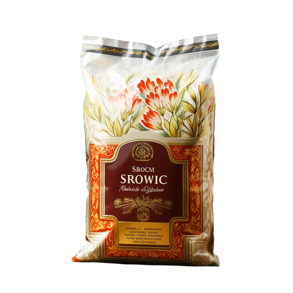 Plastic food packaging 1kg 5kg 10kg polythene digital printing rice ...