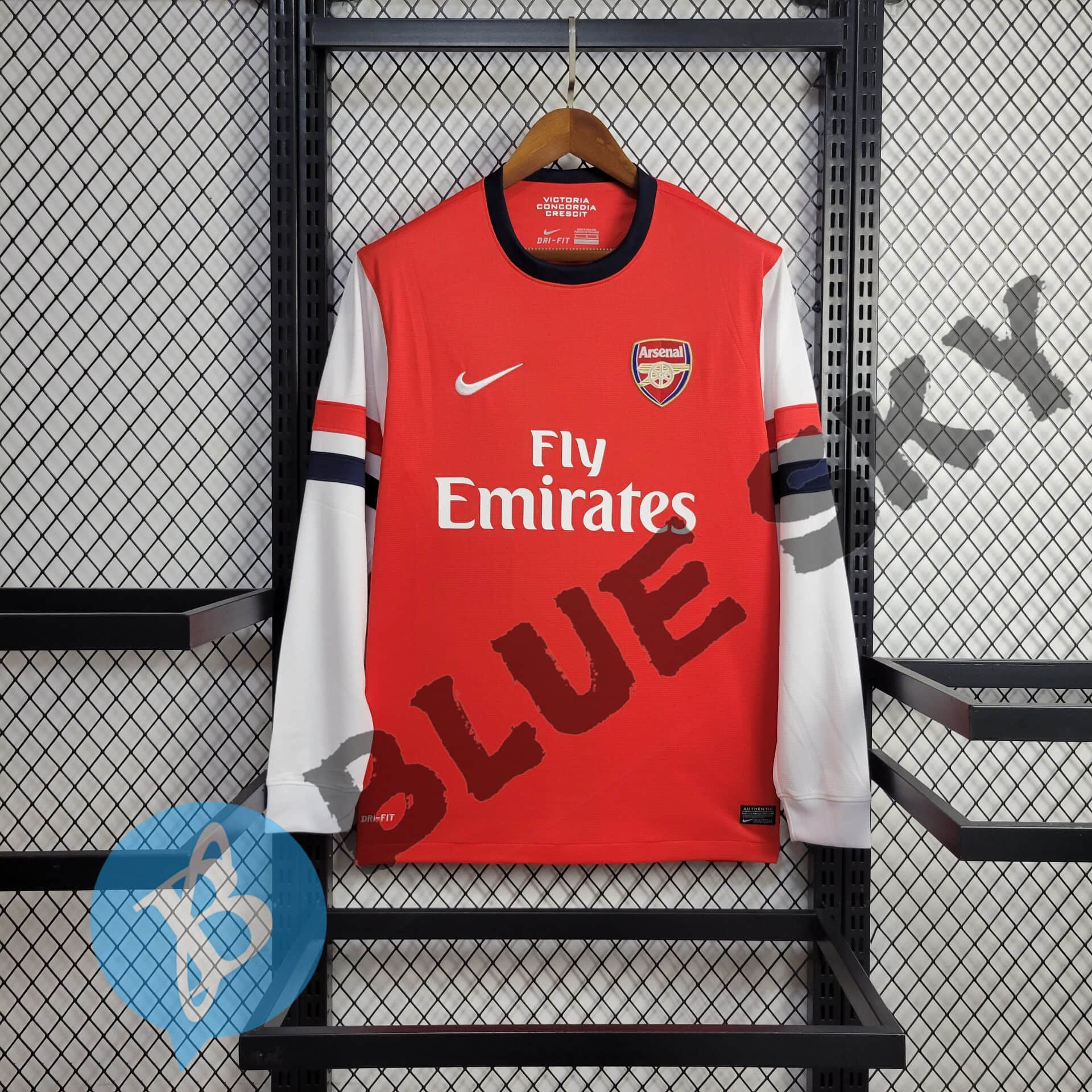 Arsenal Home Long sleeve 12/13 Retro Football team shirt