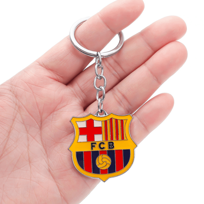 Barcelona Football team keychain Football team jersey Sports shirt