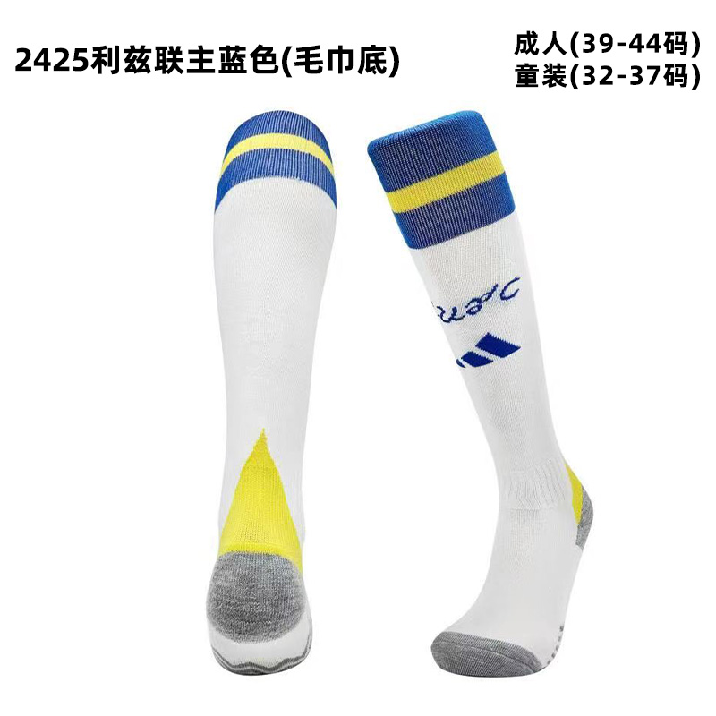 Leeds United Home 24/25 Football team socks Jersey