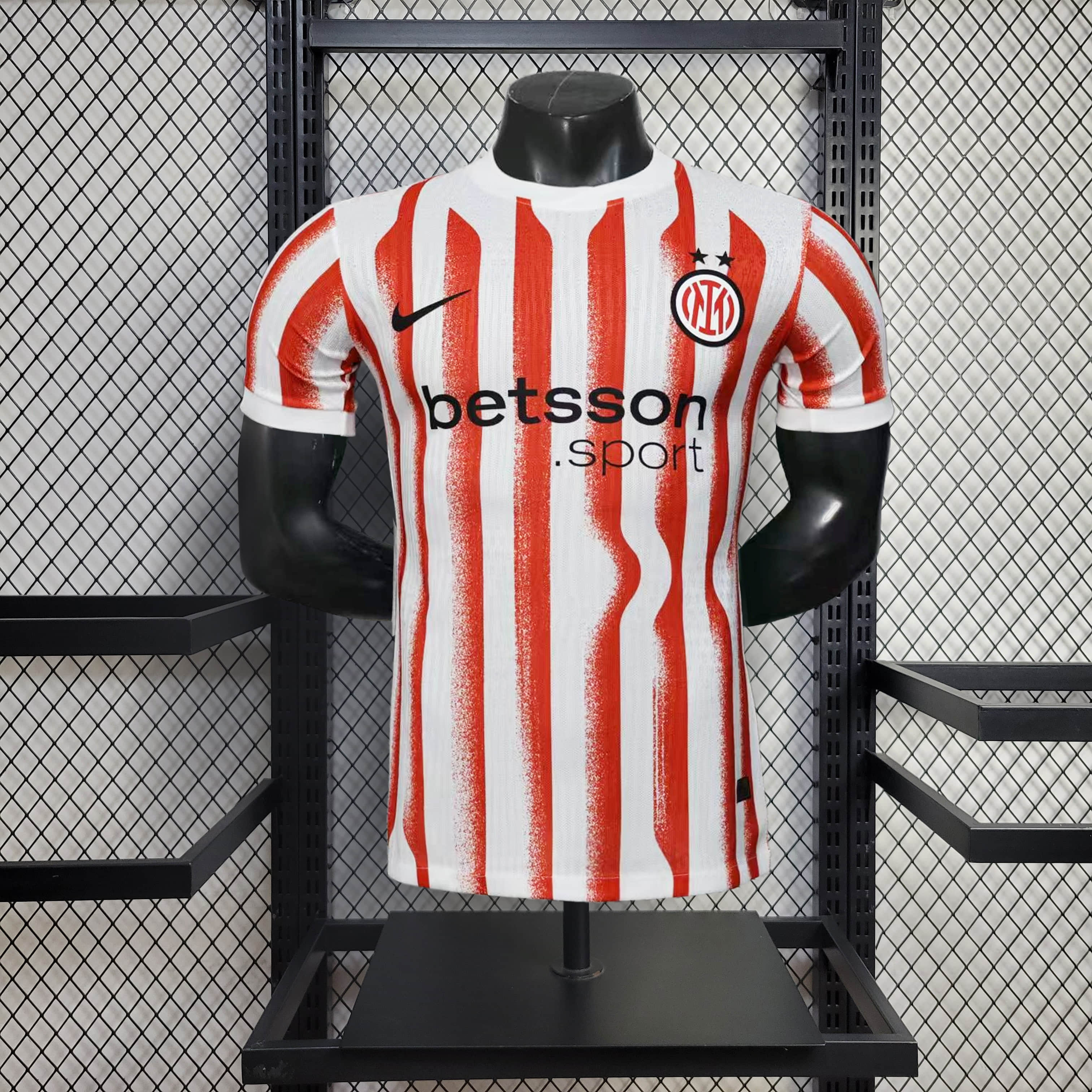 Player Inter Milan Red 2025/2026 New Season Football Jersey Sports Shirt