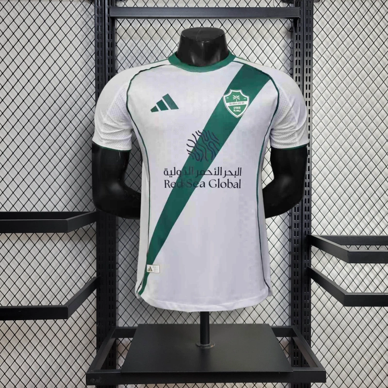 Player Al Ahli Jeddah Home 2025/2026 New Season Football Jersey Sports ...