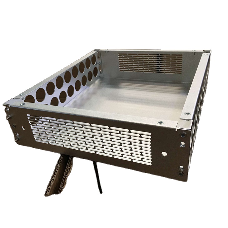 Metal box with custom sheet metal fabrication enclosure