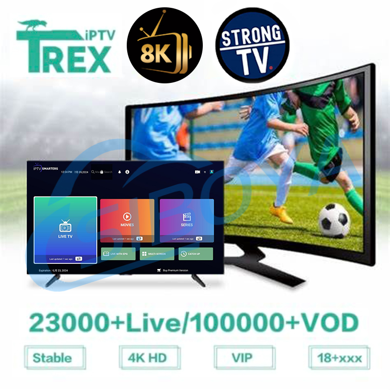 2025 Best IP TV Server Trex IPTV Strong IPTV Reseller Panel