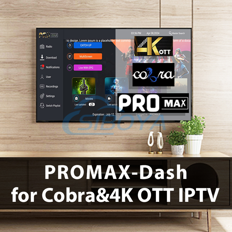Promax IPTV with 4K Channels for European Countries with Free Trial and ...