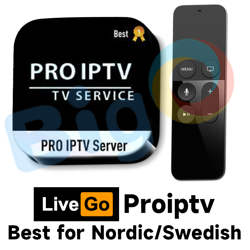 Livego PRO IPTV is Professional Nordic Service for Samsung and Smarters App