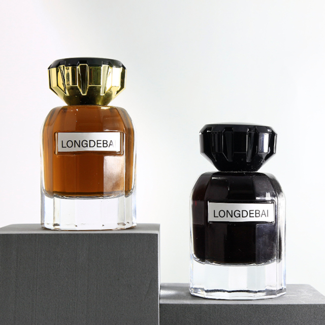 New design luxury thick bottom new design 80ml glass perfume bottle