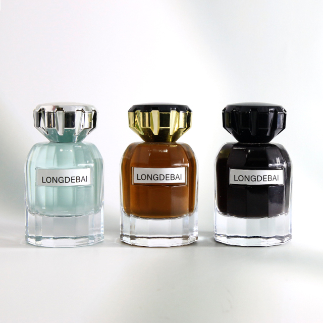 New design luxury thick bottom new design 80ml glass perfume bottle