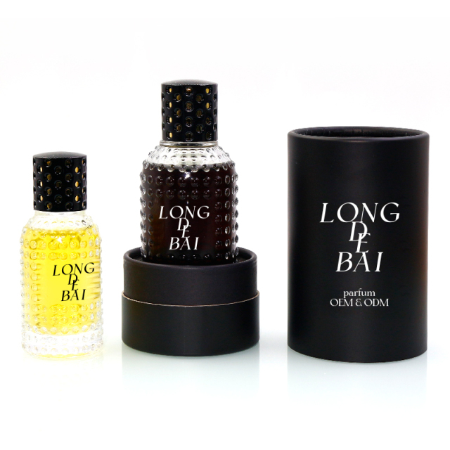 wholesale Custom Round atomizer 50ml 100ml Empty Glass Perfume Bottle