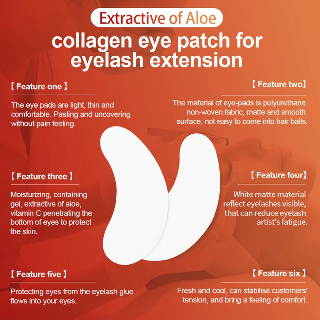 NAGARAKU Under Eye Pads Patches Gel Patch for Eyelash Extensions Make ...