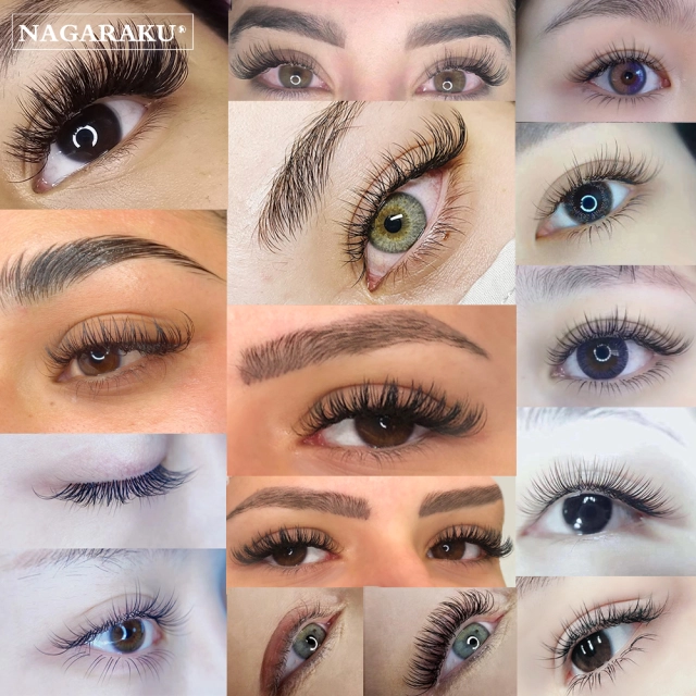 NAGARAKU Interlaced Y-Shaped Eyelashes 2D YY Eyelash Extension,YY/W ...