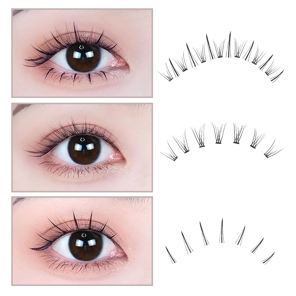 NAGARAKU Spikes A Shape Fish Tail False Eyelash Fairy Extension Pre ...