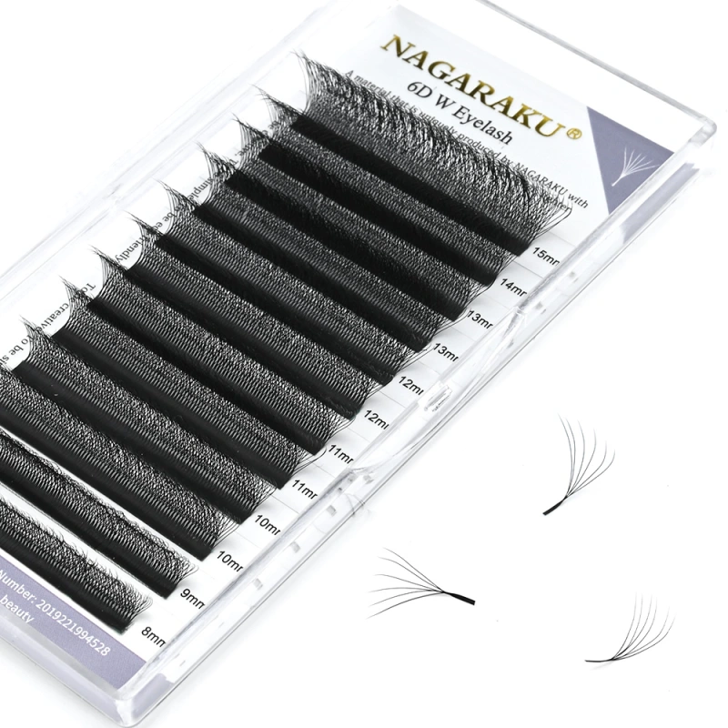 NAGARAKU 6D W Eyelash Extension,YY/W Shape Eyelashes